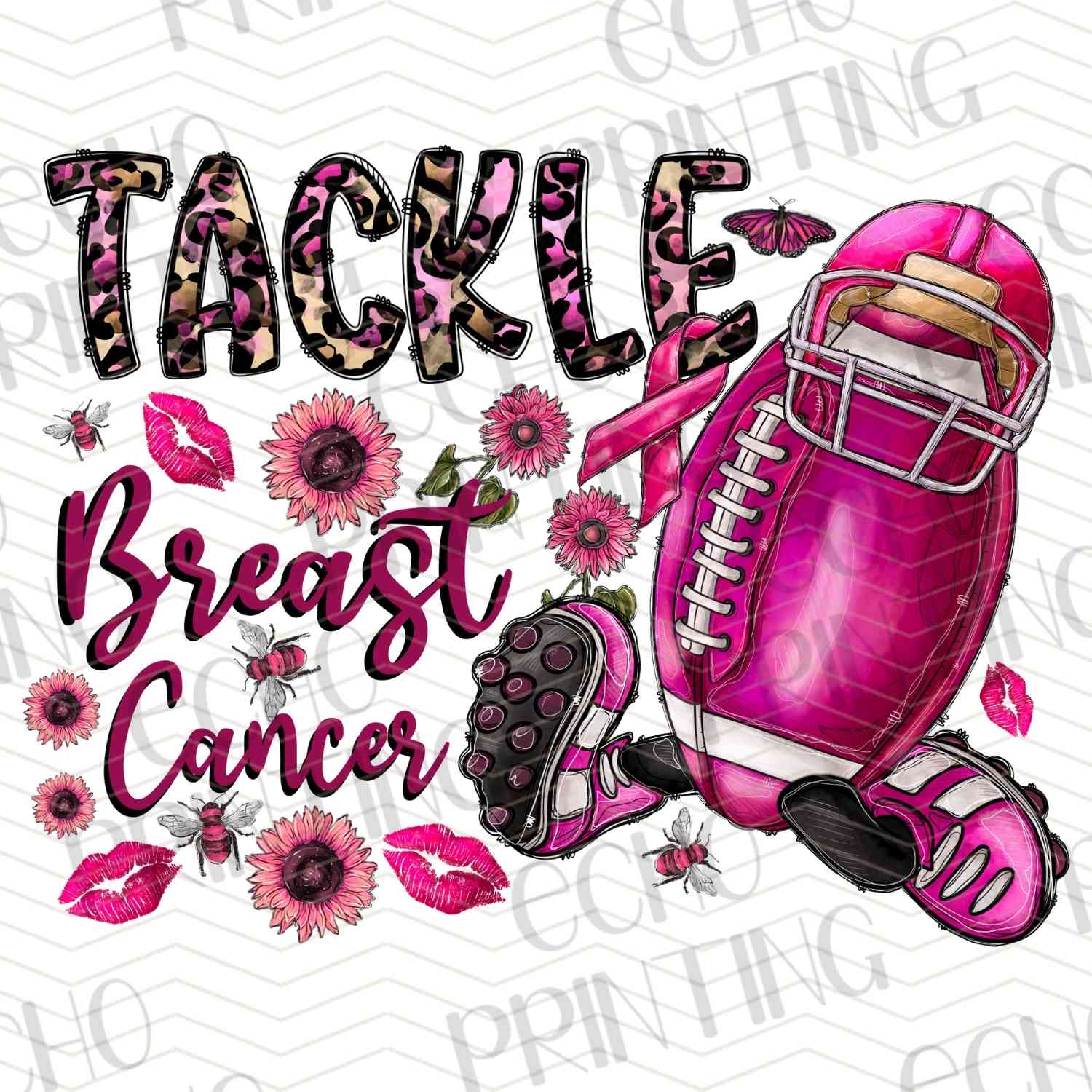 BSCRA 223 – TACKLE BREAST CANCER HELMET – ECHO PRINTING