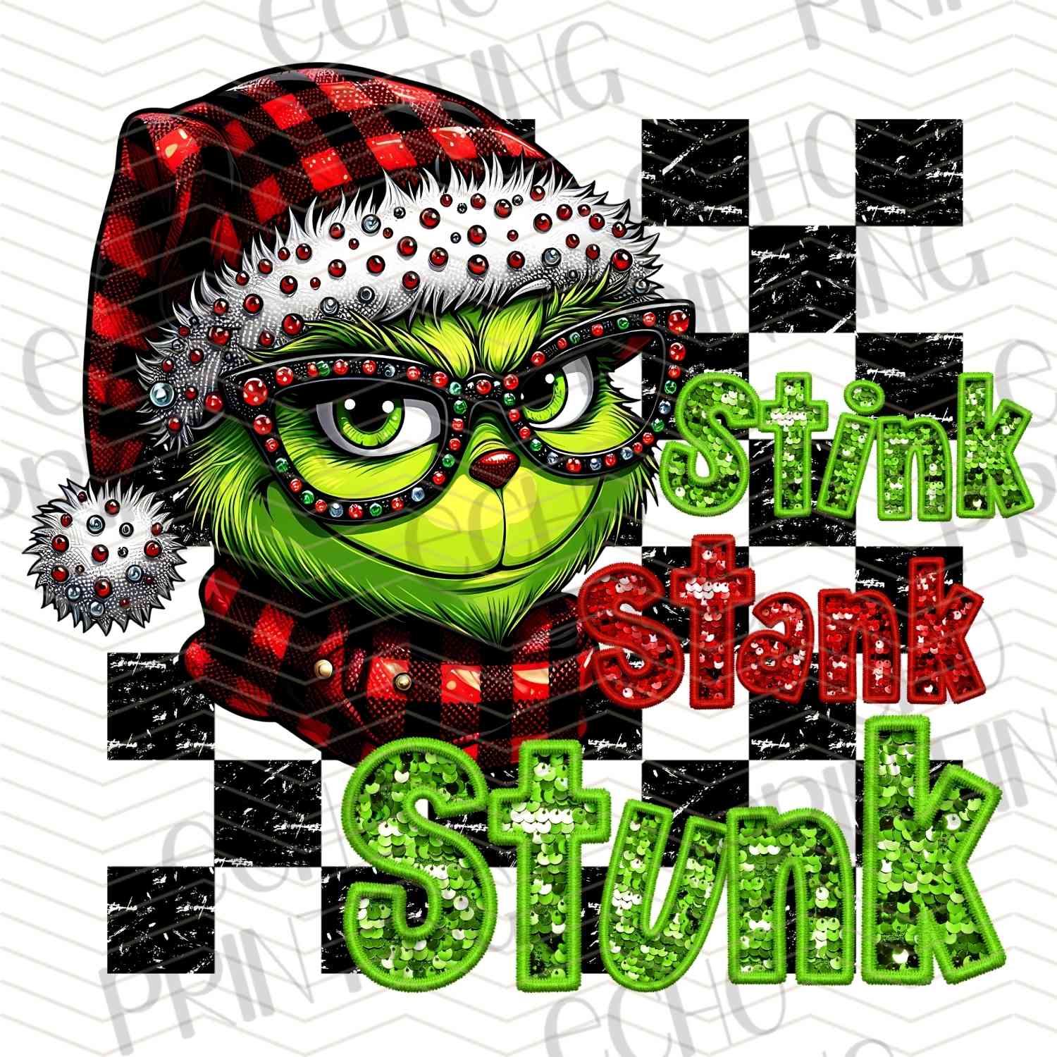 WNXM 635 – STINK STANK STUNK GRINCH – ECHO PRINTING